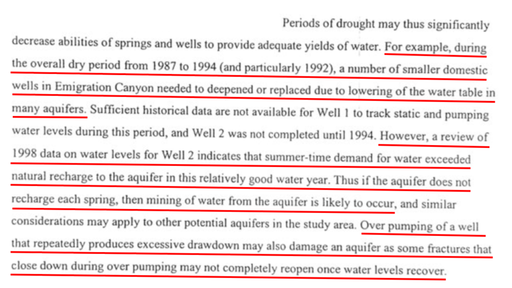 Ground Collapse and Fissures in the Emigration Oaks PUD (Freeze Creek ...